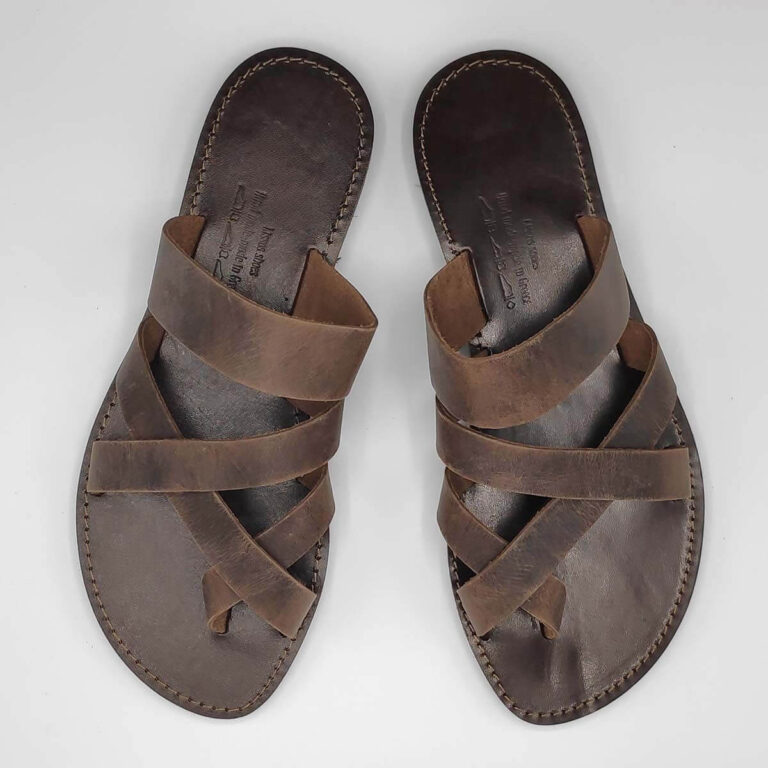 Mens Greek Style Sandals thong sandals | Pagonis Greek Sandals