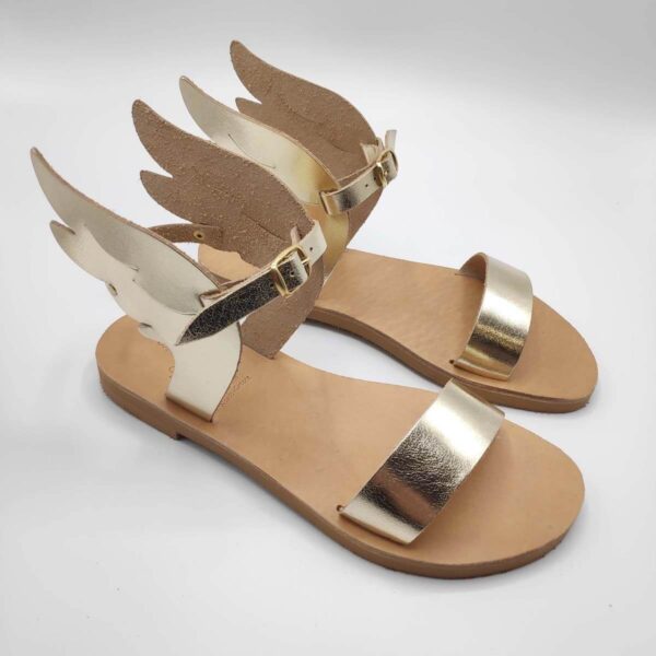 Hermes Greek God Winged Shoes - Leather Sandals | Pagonis Greek Sandals