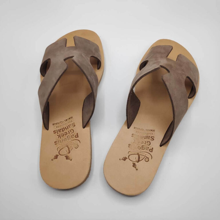 Hermes Slippers Women Leather Sandal - Leather Sandals | Pagonis Greek ...