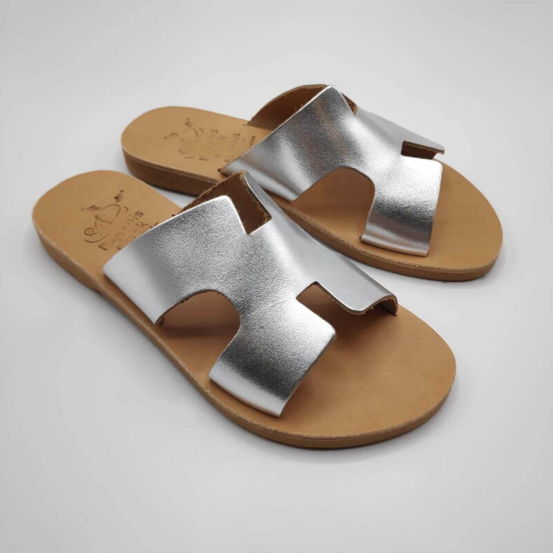 Hermes Slippers Women Leather Sandal - Leather Sandals | Pagonis Greek ...