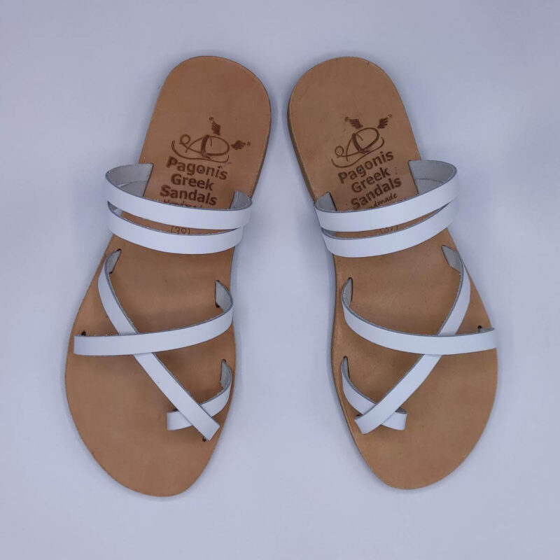 Naxos Women's Sandals Toe Loop - Leather Sandals | Pagonis Greek Sandals