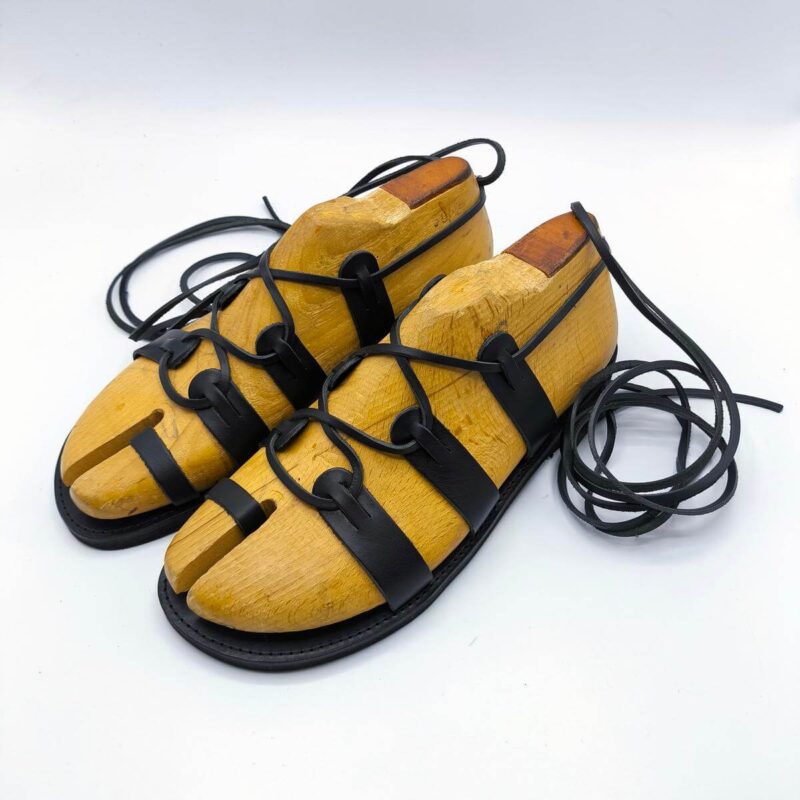 SPARTAN Sandals For Men Lace up - Leather Sandals | Pagonis Greek Sandals