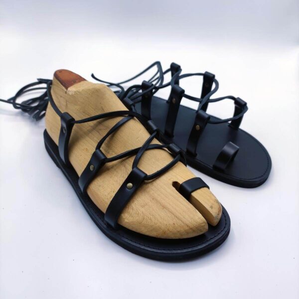 SPARTAN Sandals For Men Lace up - Leather Sandals | Pagonis Greek Sandals