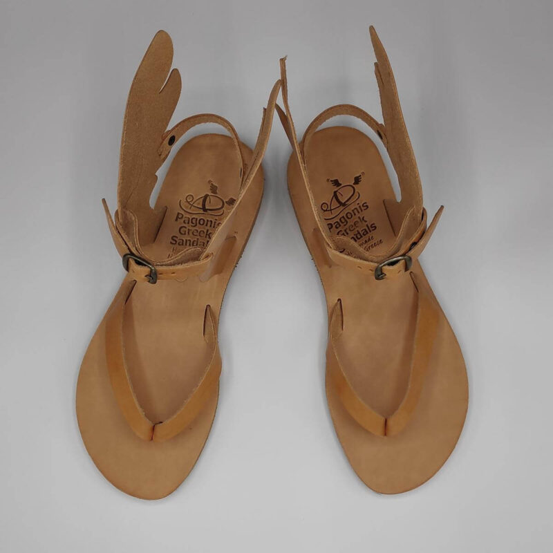 Ikaria Leather Sandals Wings - Leather Sandals | Pagonis Greek Sandals