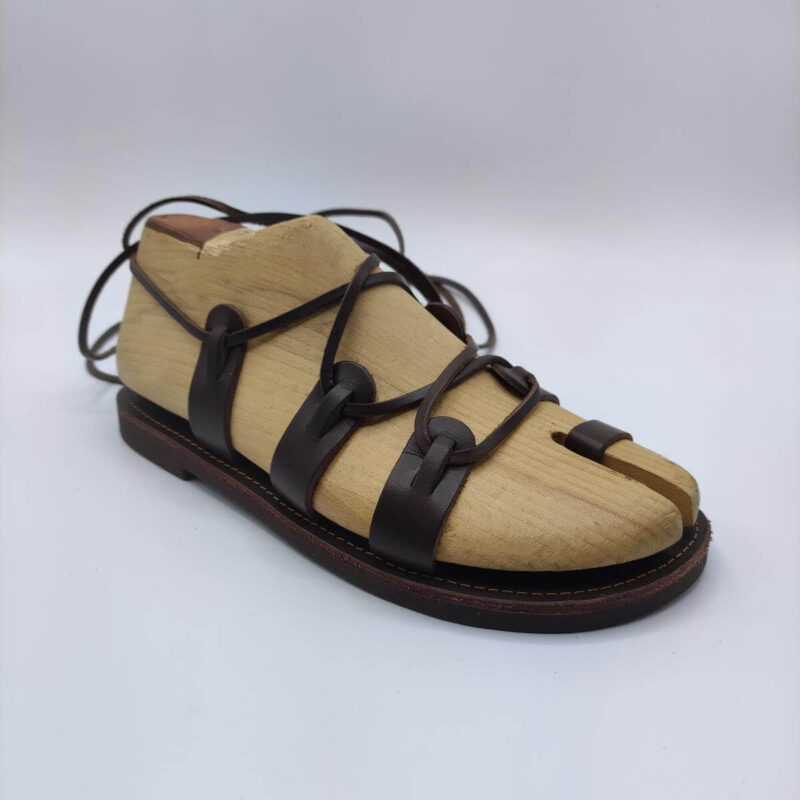 SPARTAN Sandals For Men Lace up - Leather Sandals | Pagonis Greek Sandals